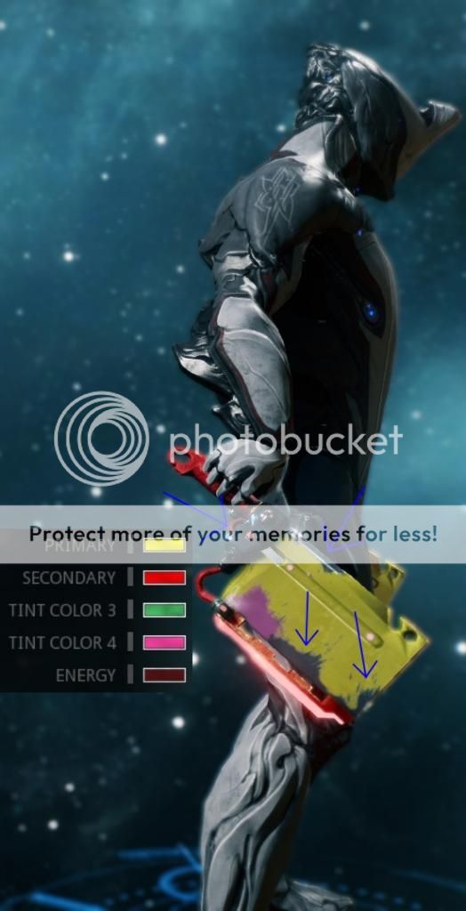 Uncolorable Spots On Dual Cleavers - Art, Animation, & UI - Warframe Forums