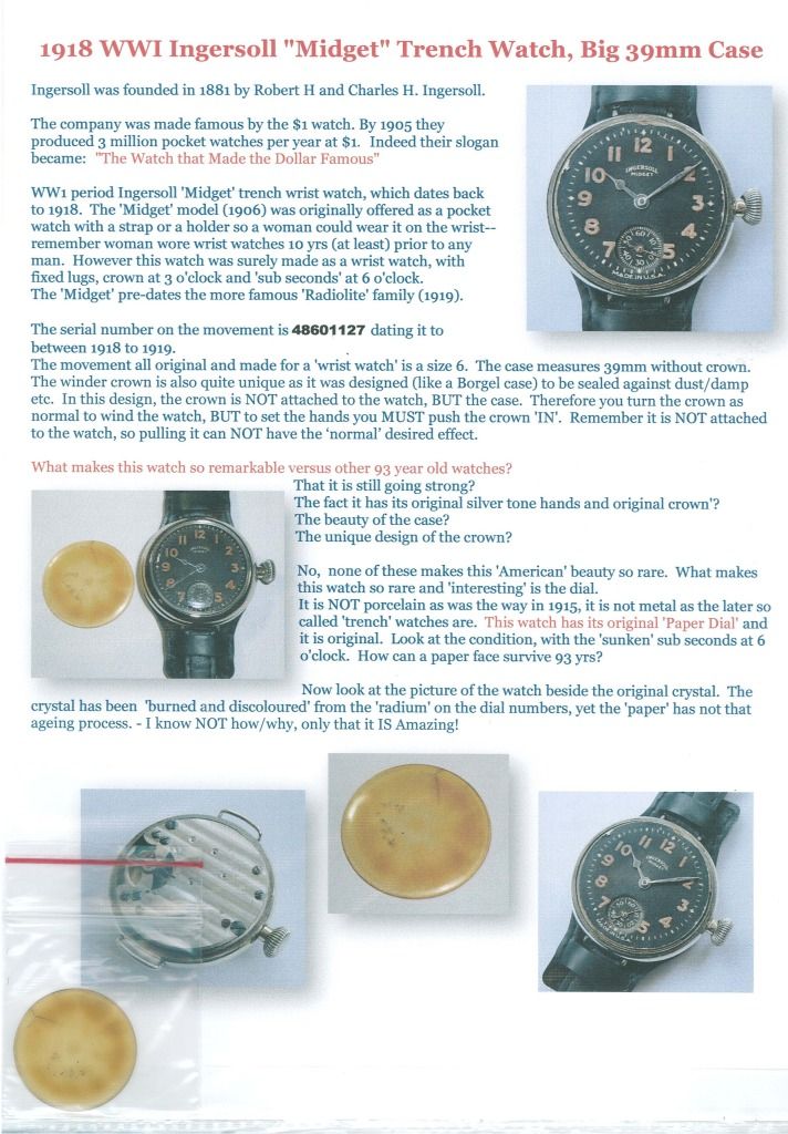 Radium burns to dials.... | WatchUSeek Watch Forums