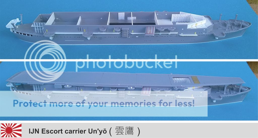 The Ship Model Forum • View topic - 1/700 IJN escort carrier UNYO